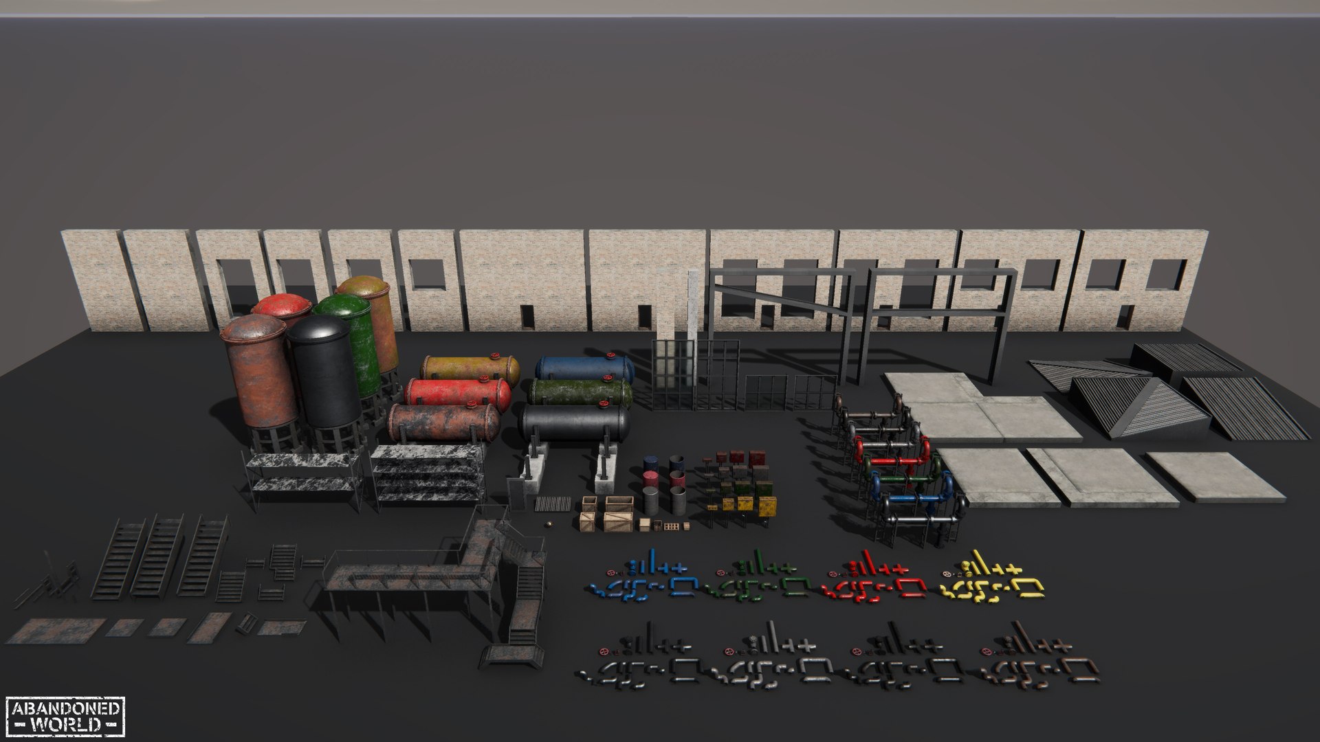 3D Modular Pumping Station For Unity Model - TurboSquid 2365603