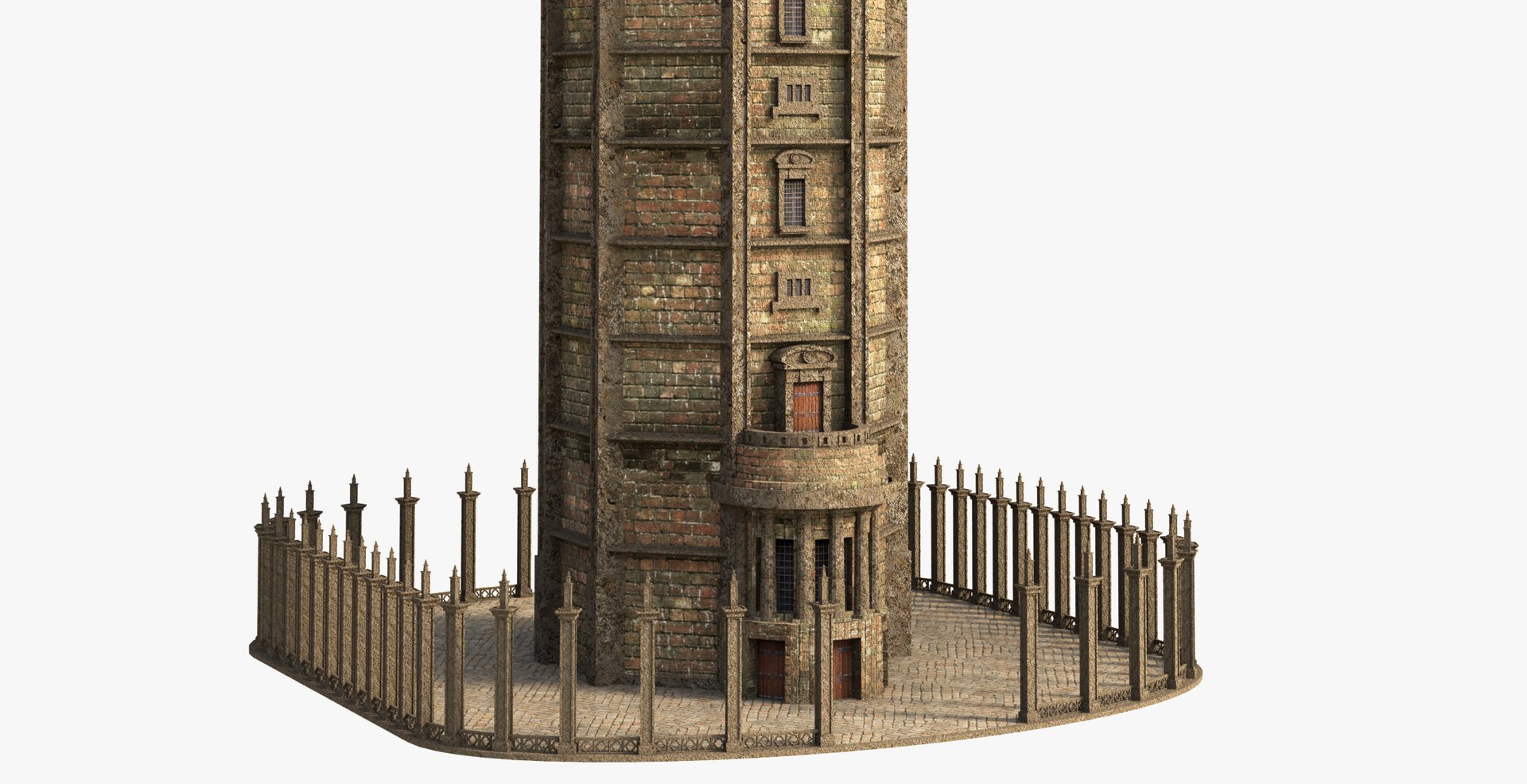 3D Fantasy Ancient Tower model - TurboSquid 2183003