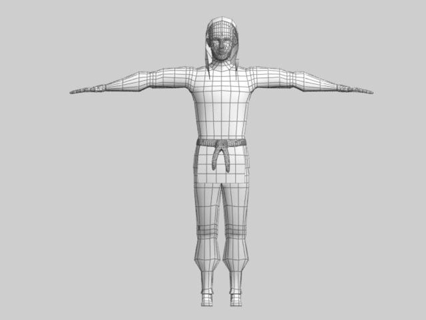 Ninja Warrior 3d Model