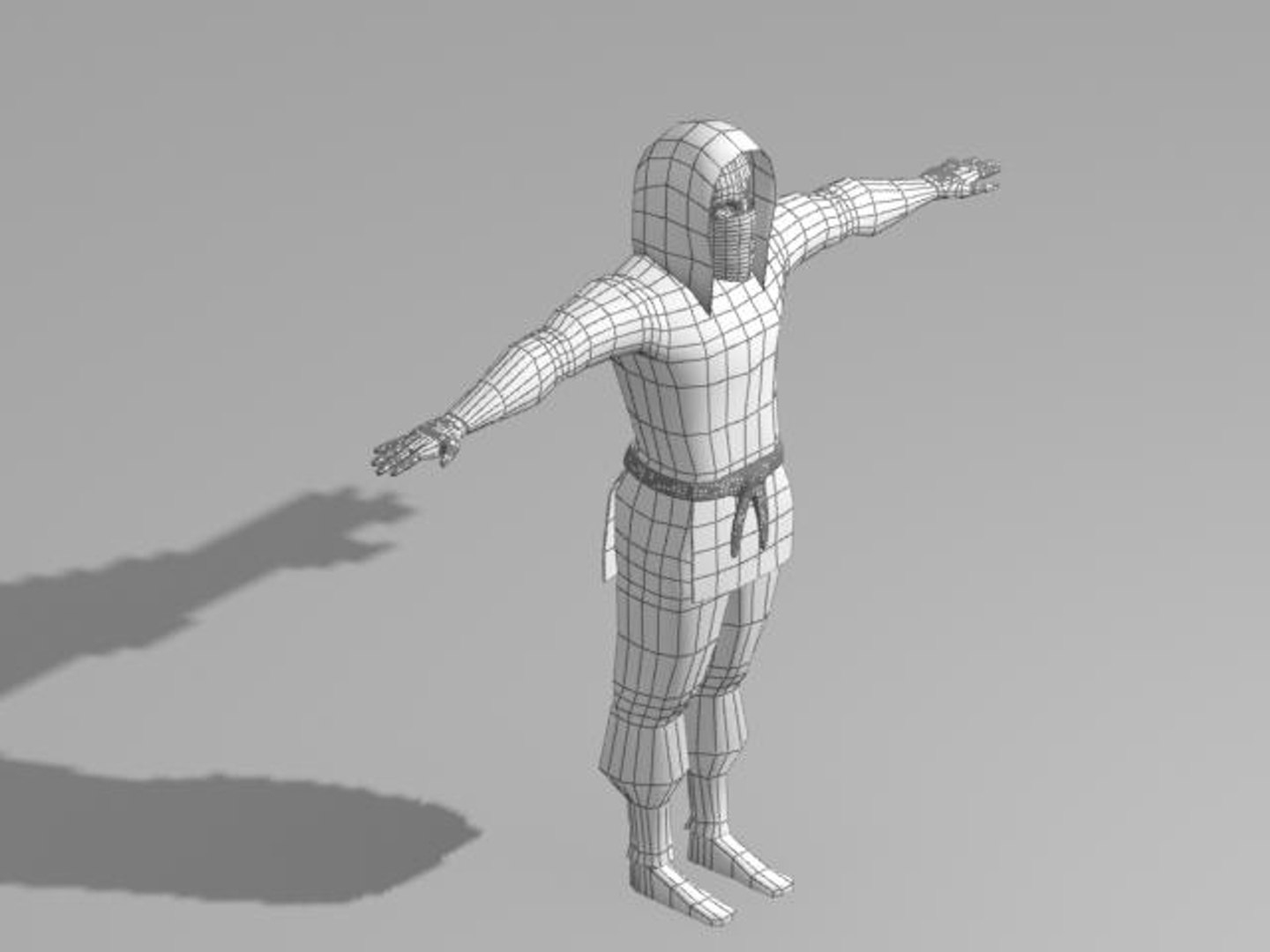 Ninja Warrior 3d Model