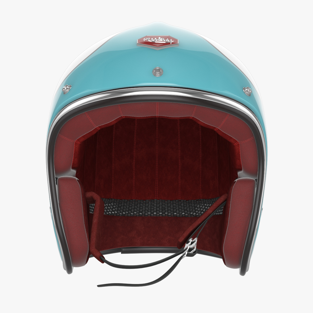 max motorcycles helmet ruby blue