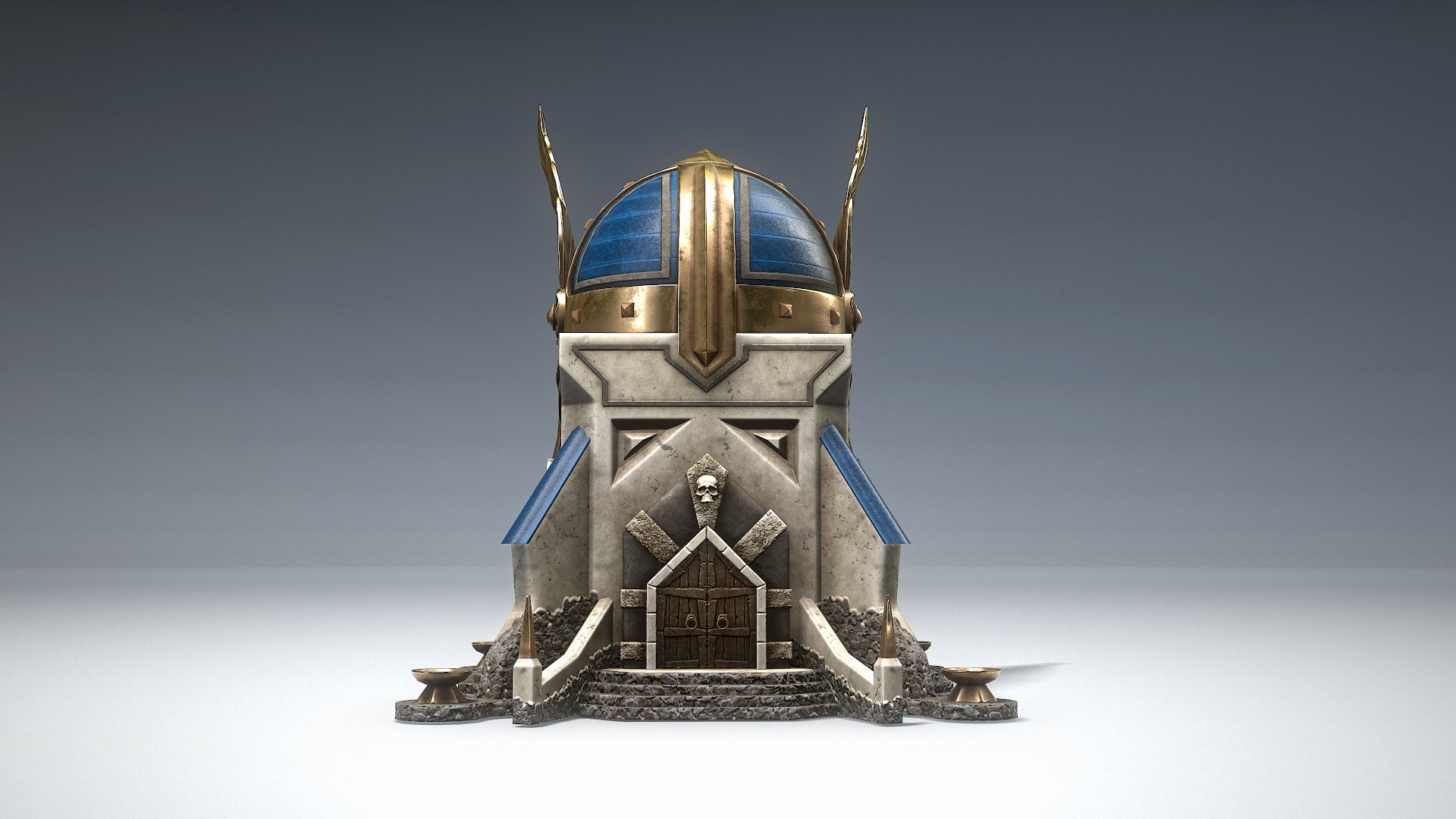 Odin Castle 3D Model - TurboSquid 1339513