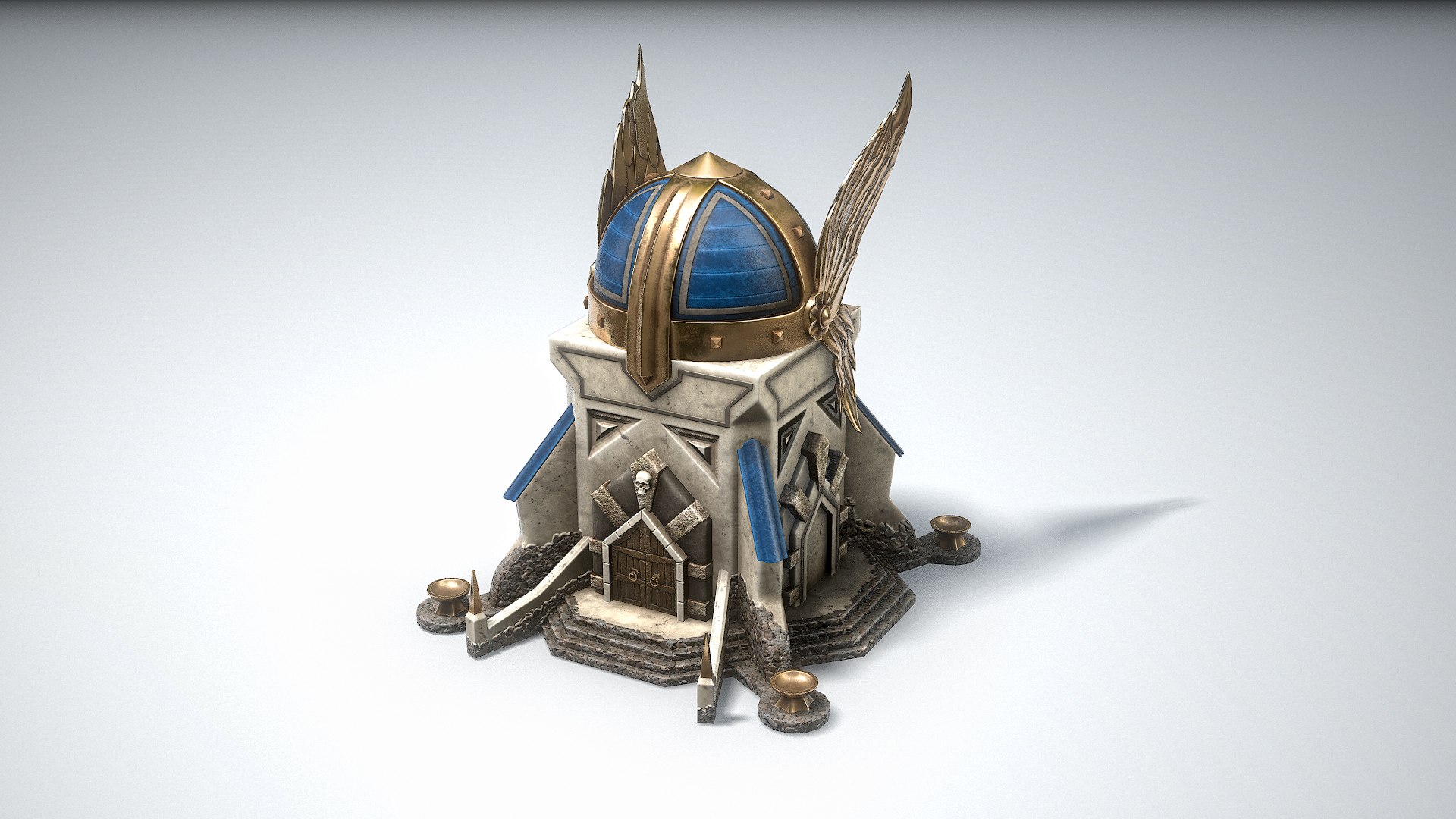 Odin Castle 3D Model - TurboSquid 1339513
