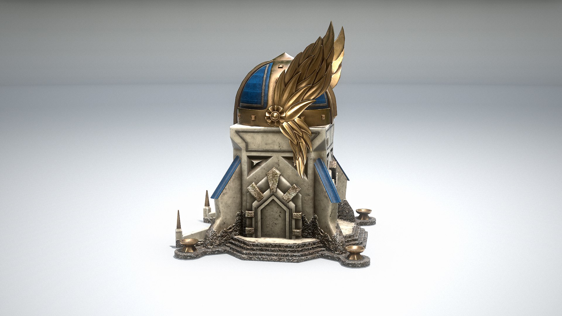 Odin Castle 3D Model - TurboSquid 1339513