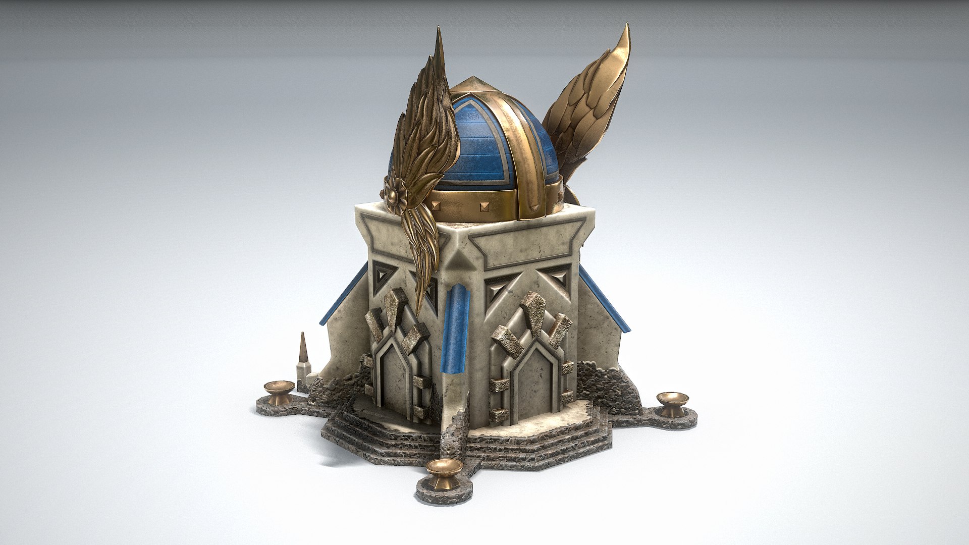 Odin Castle 3D Model - TurboSquid 1339513