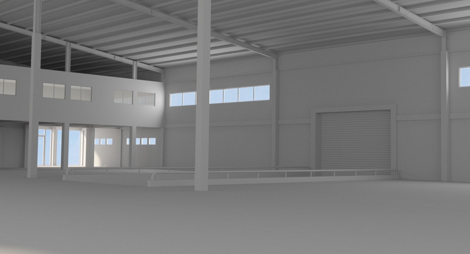 Warehouse Interior Model - TurboSquid 1293158