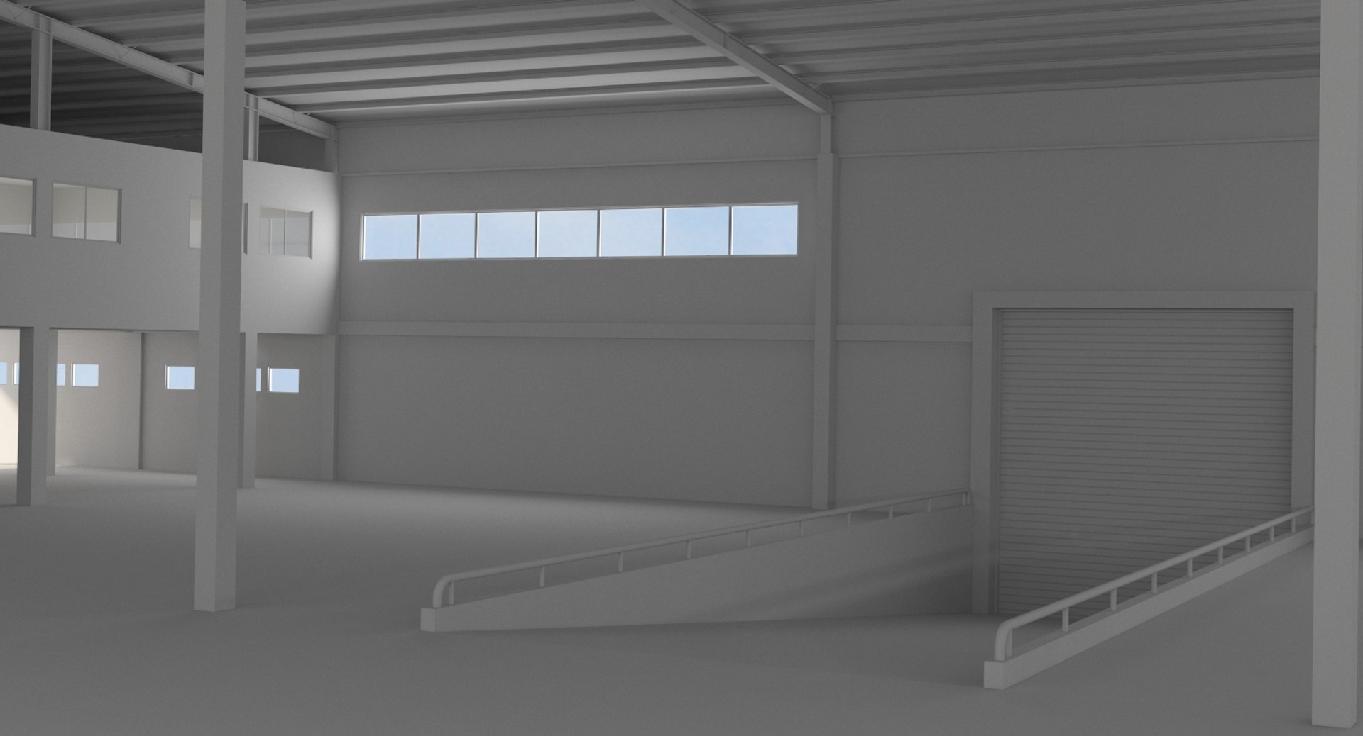 Warehouse Interior Model - TurboSquid 1293158