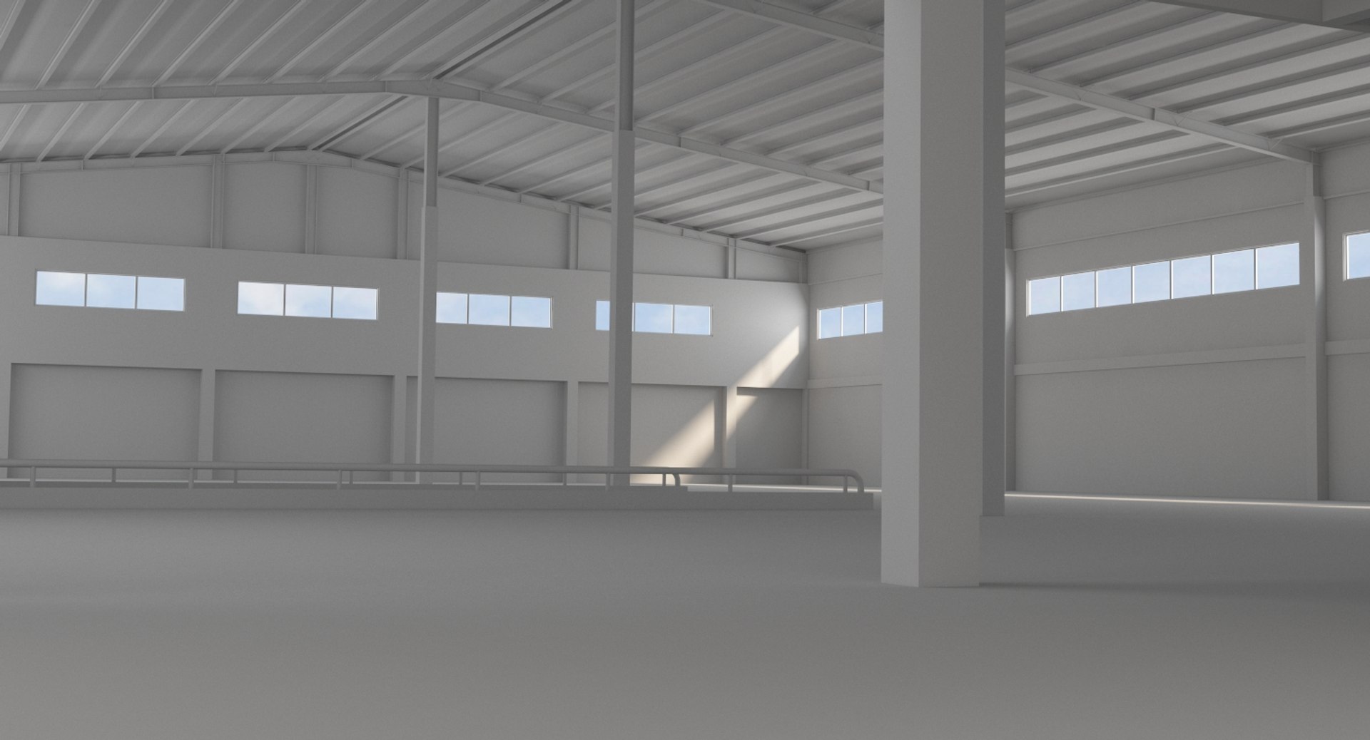 Warehouse Interior Model - TurboSquid 1293158
