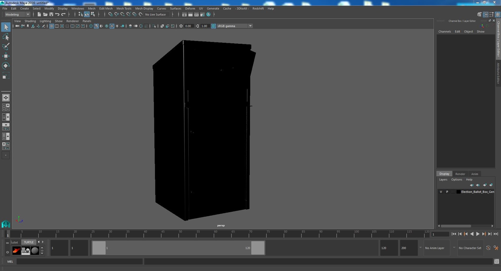 Election Ballot Box Generic 3D Model - TurboSquid 1914607