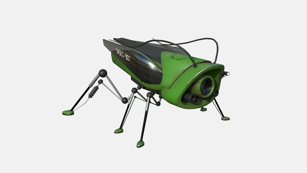 3D Insect Robot F10 Green - SciFi Character Design model - TurboSquid ...