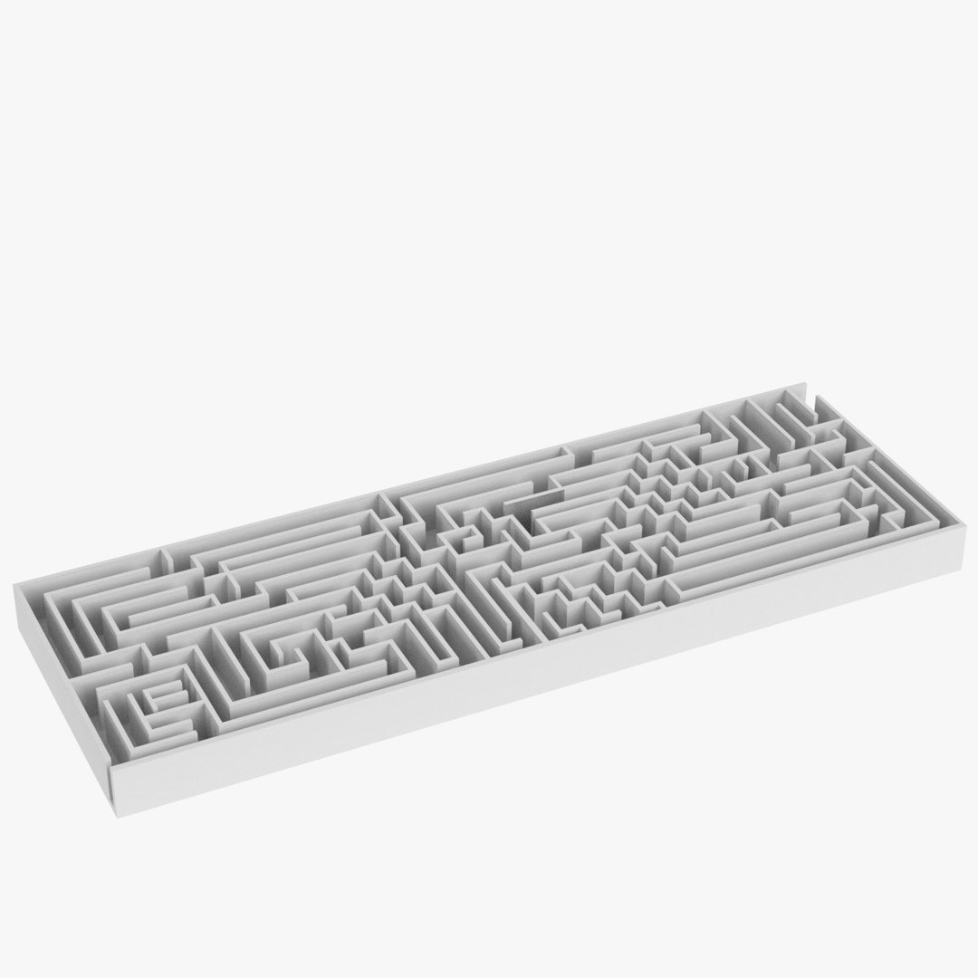 3D Model Rectangular Labyrinth 1 - TurboSquid 2047806