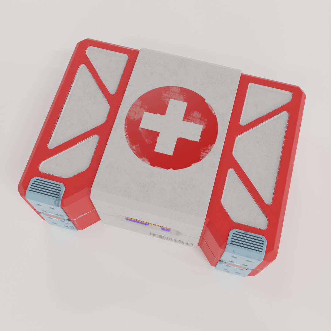 3D Sci-Fi First Aid Kit Box - TurboSquid 2145175
