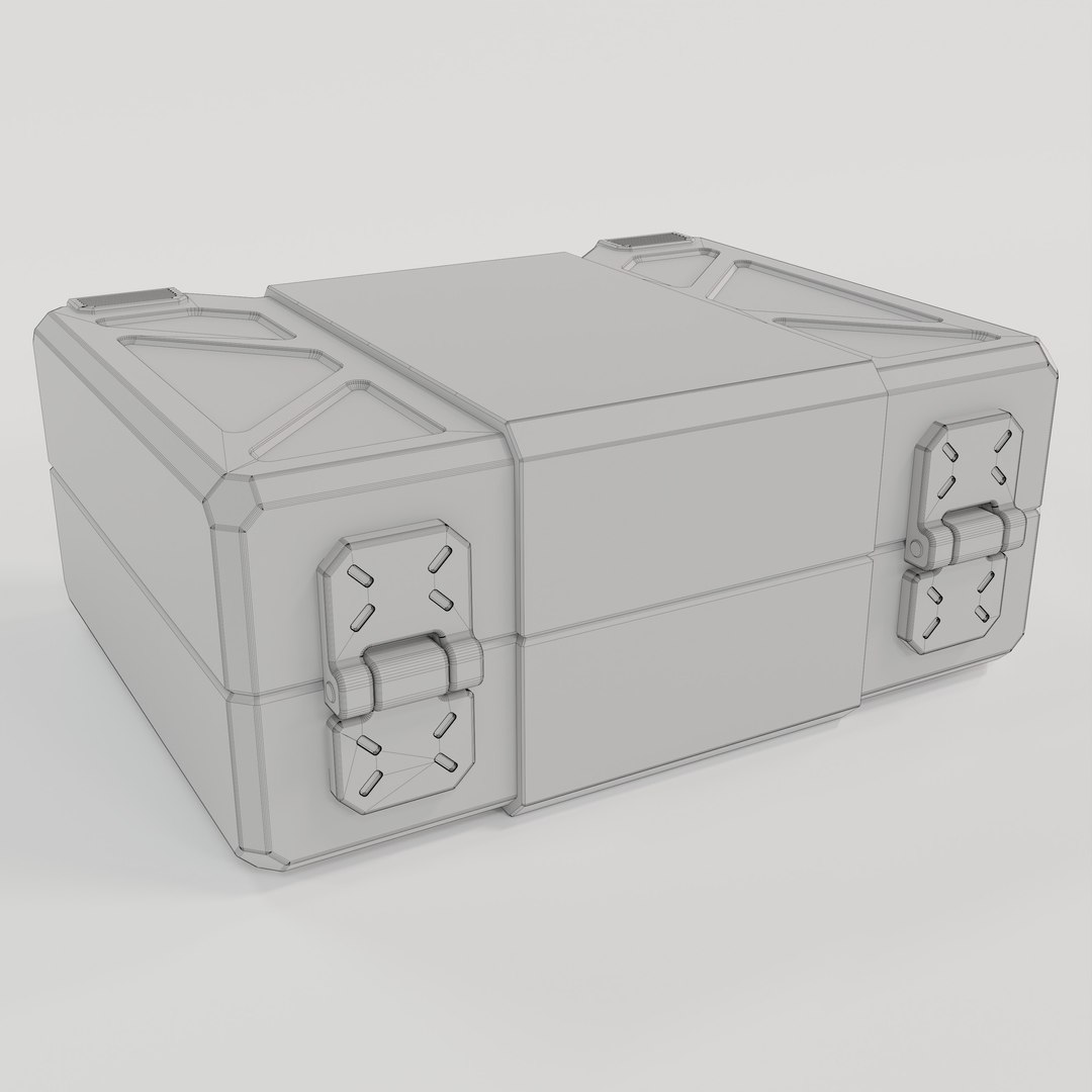 3D Sci-Fi First Aid Kit Box - TurboSquid 2145175
