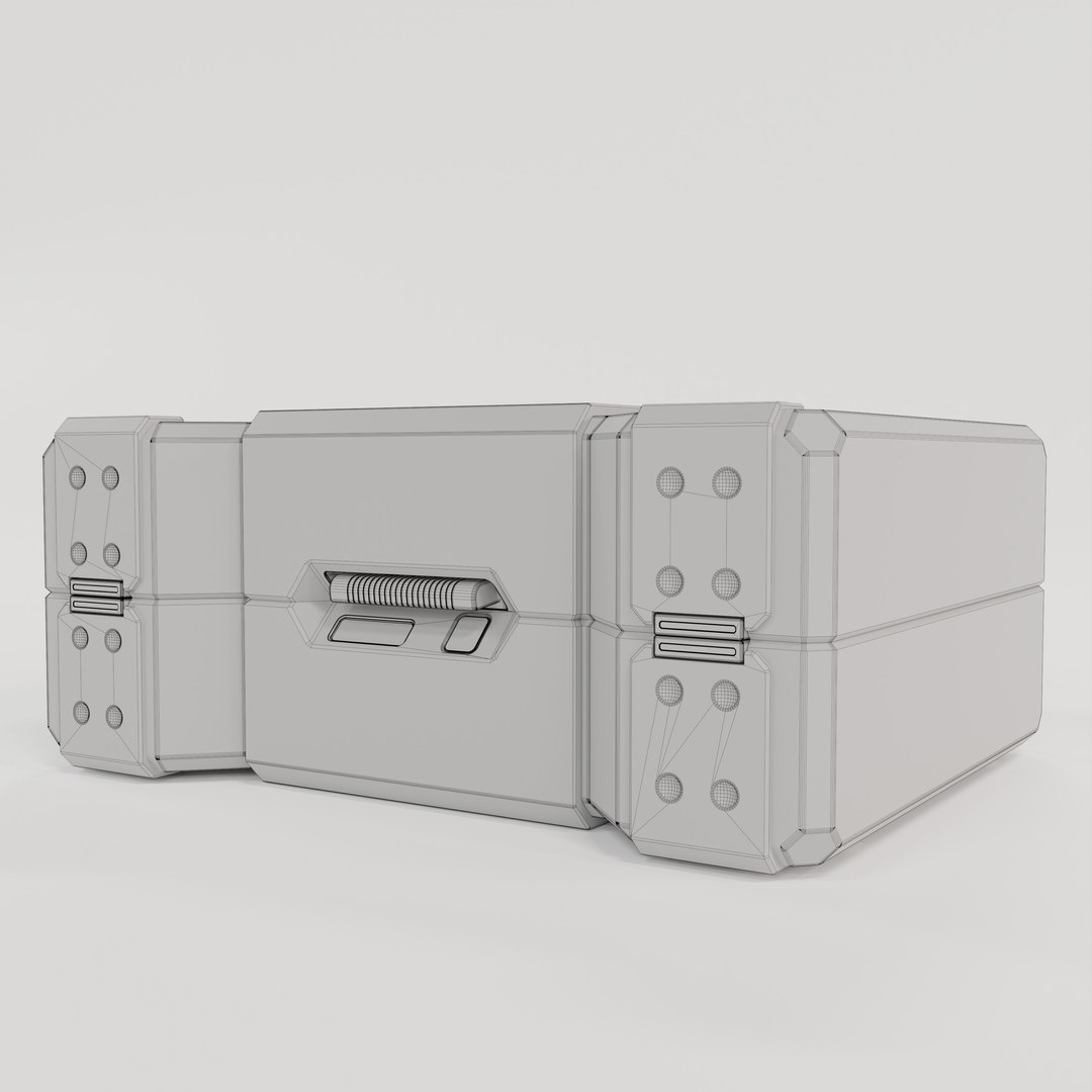 3D Sci-Fi First Aid Kit Box - TurboSquid 2145175