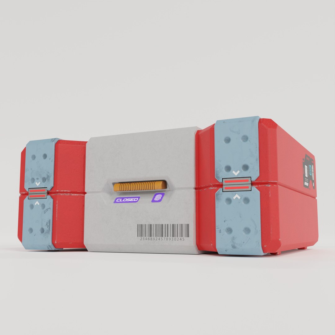 3D Sci-Fi First Aid Kit Box - TurboSquid 2145175