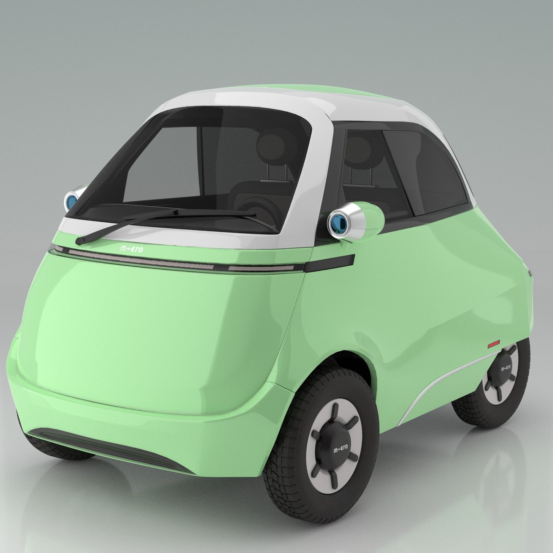 Microlino Electric Scooter Car Mint Model - TurboSquid 2188196