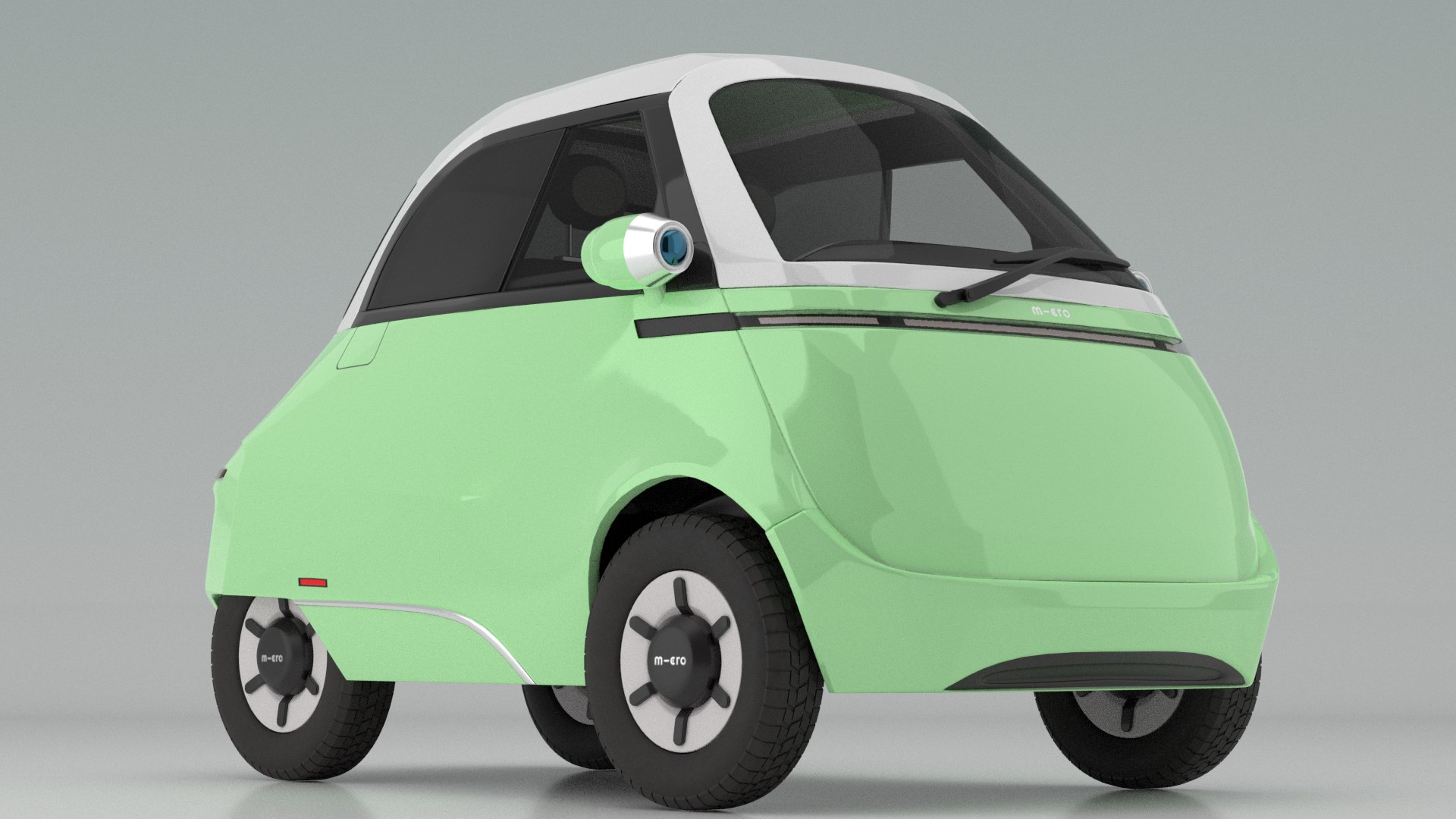 Microlino Electric Scooter Car Mint Model - TurboSquid 2188196