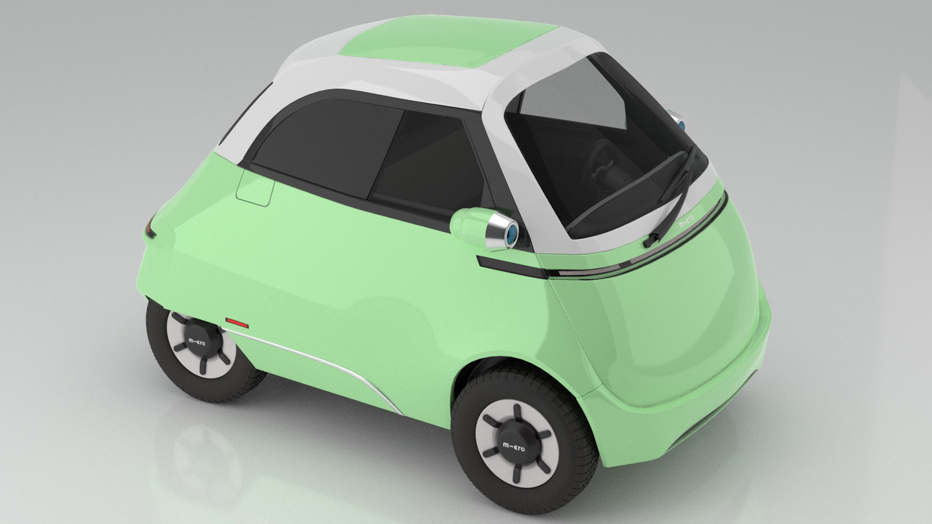Microlino Electric Scooter Car Mint Model - TurboSquid 2188196