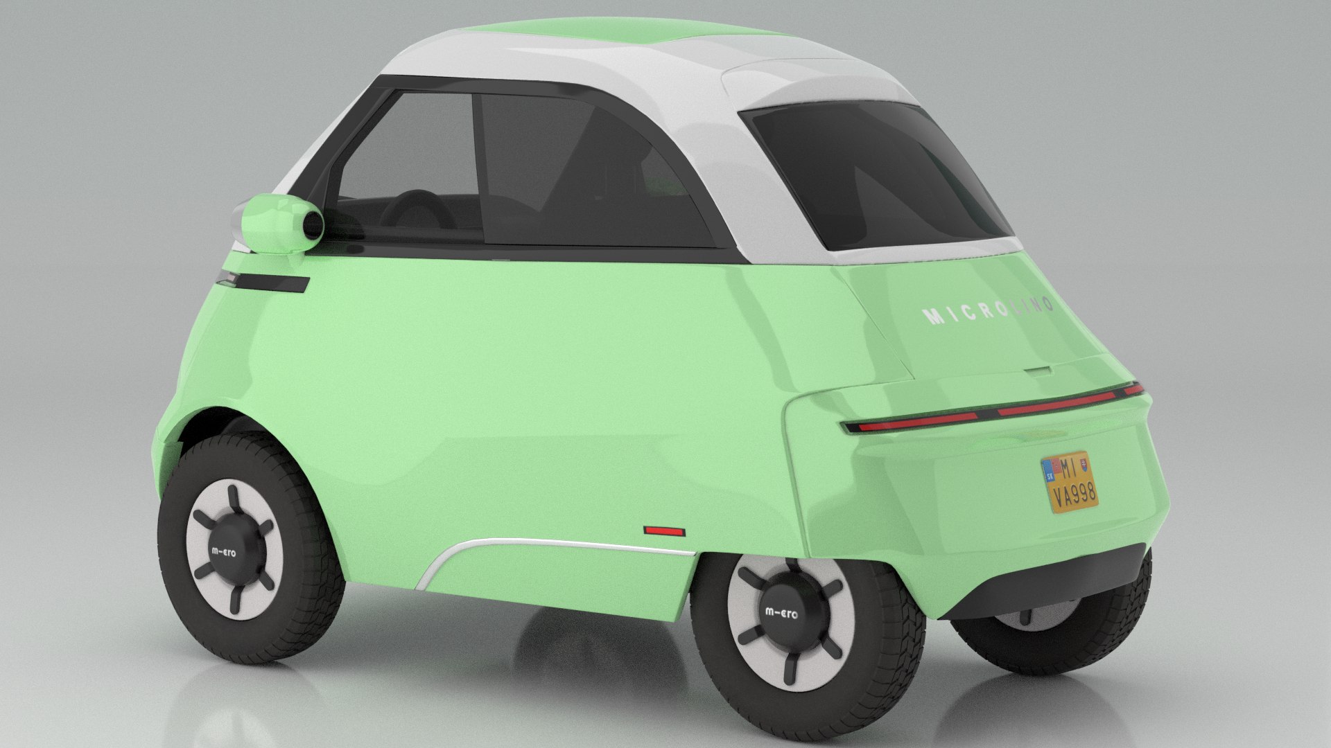 Microlino Electric Scooter Car Mint Model - TurboSquid 2188196
