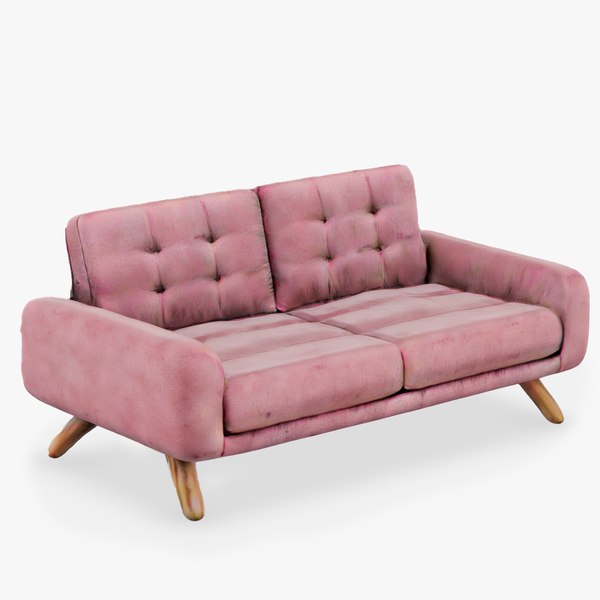 modelo 3d Sofá capitoné de dos plazas Blush Comfort - Modelo 3D - TurboSquid 2172177