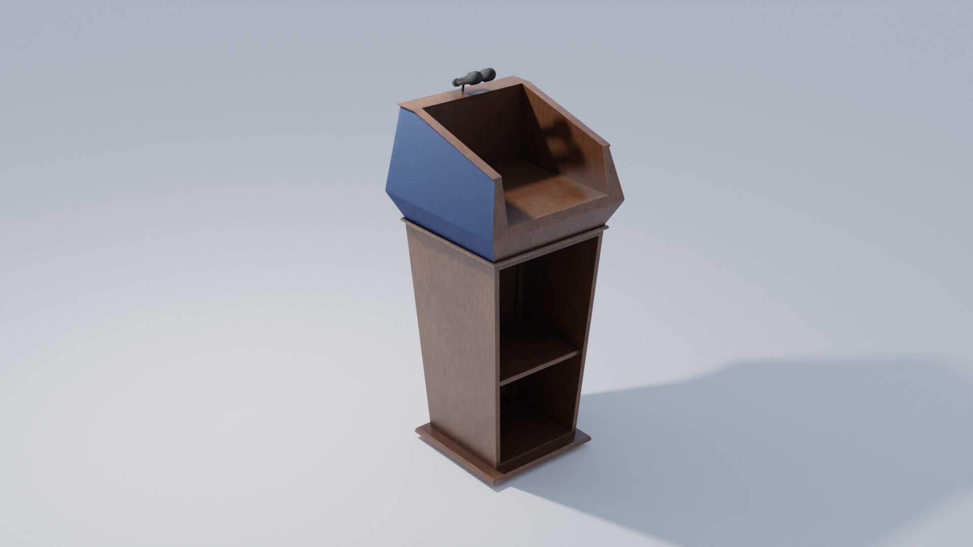 Presidential Podium 4K And 2K Textures 3D Model - TurboSquid 1984446