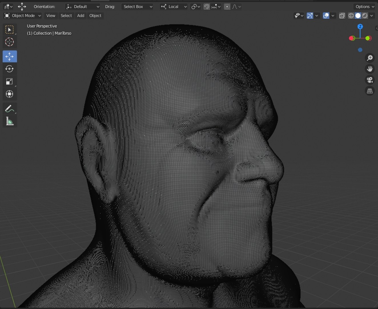 3D Male Torso Base Mesh - TurboSquid 1544760