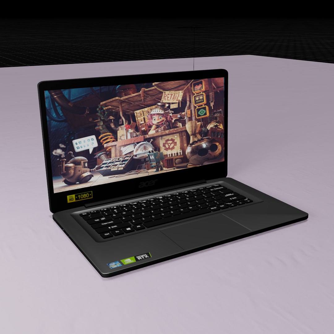 3D Model Laptop Computer Technology - TurboSquid 1678983
