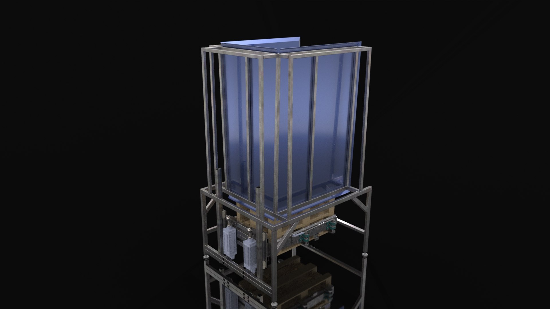 3D Pallet Dispenser Robot 3D Model - TurboSquid 2289222