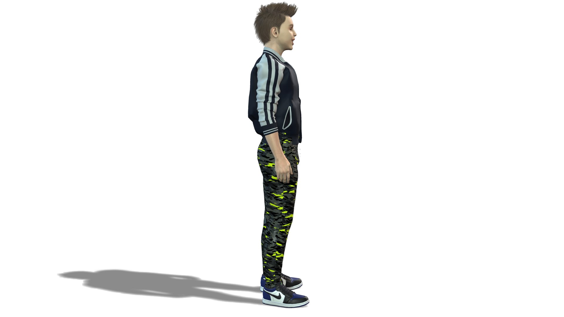 High-Quality 3D Male Character Model For Games Animations 3D Model ...