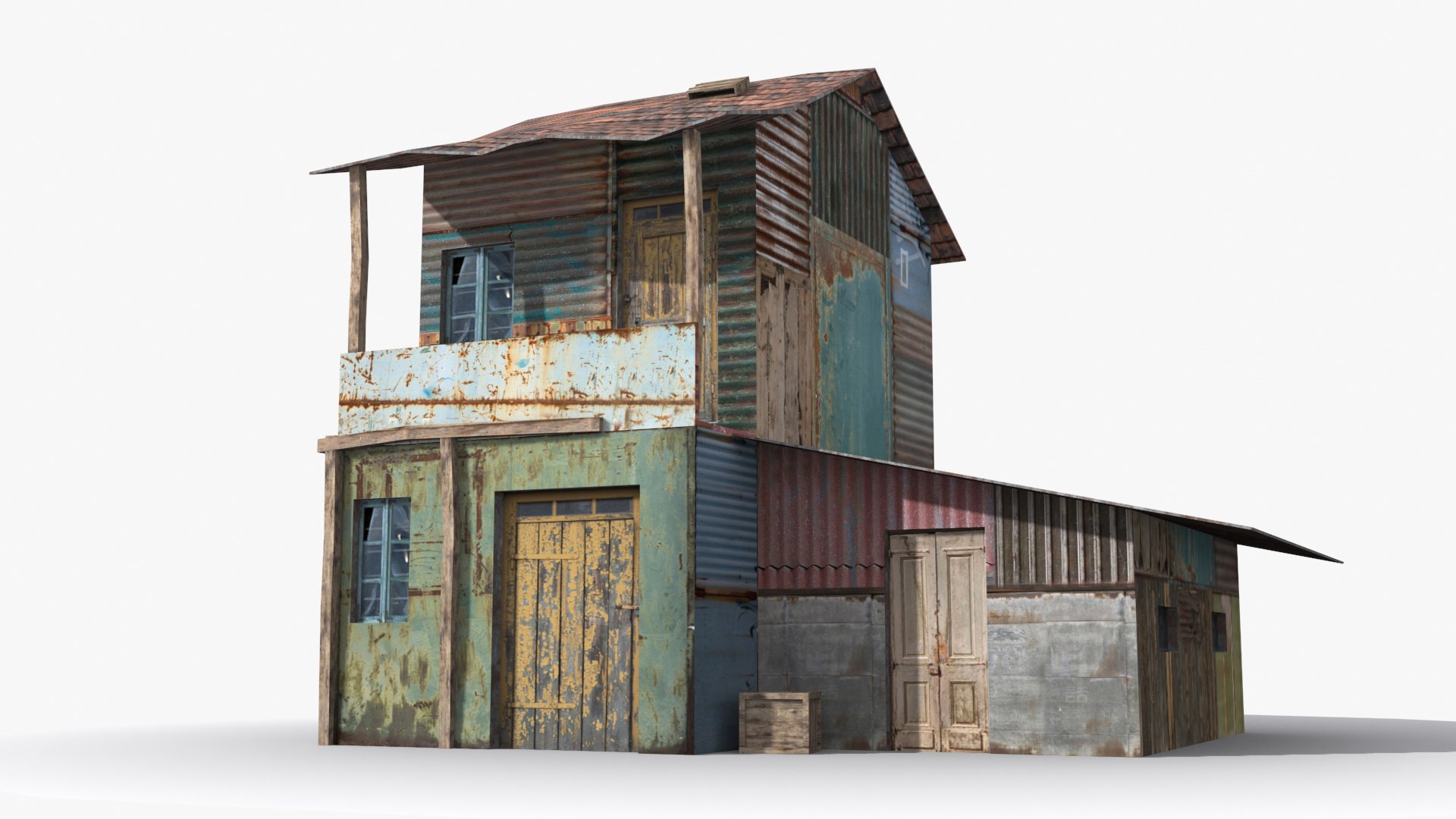 Slum X3 3D Model - TurboSquid 2009220