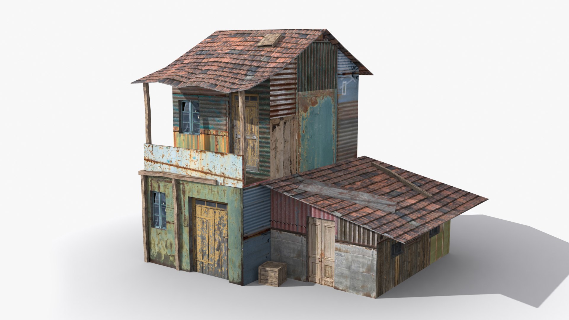 Slum X3 3D Model - TurboSquid 2009220