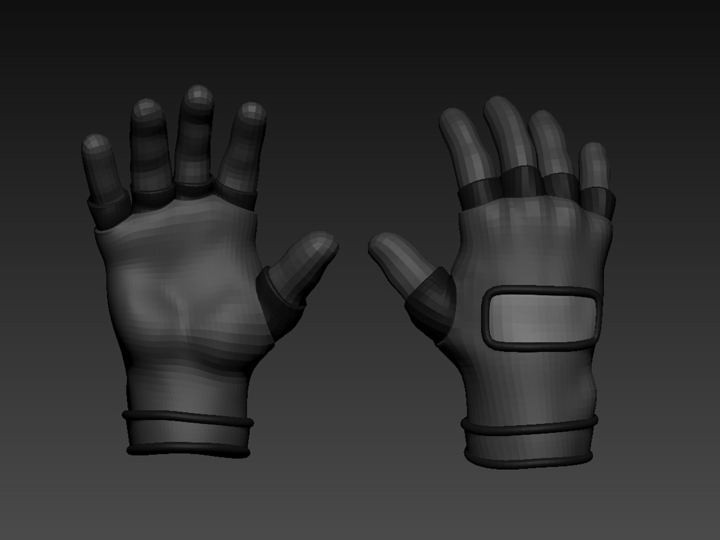 3D Basemesh Gloves Model - TurboSquid 1578824