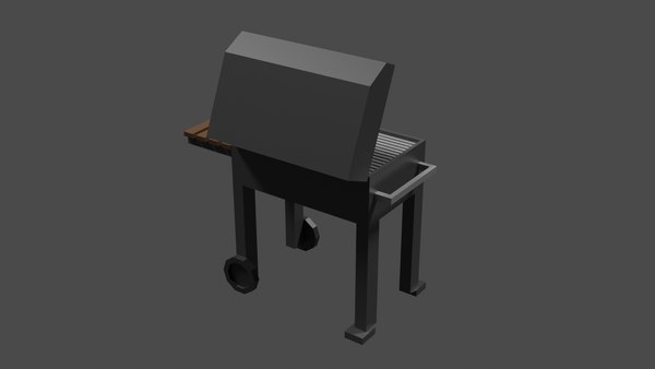 3D Lowpoly Grill model - TurboSquid 1869102