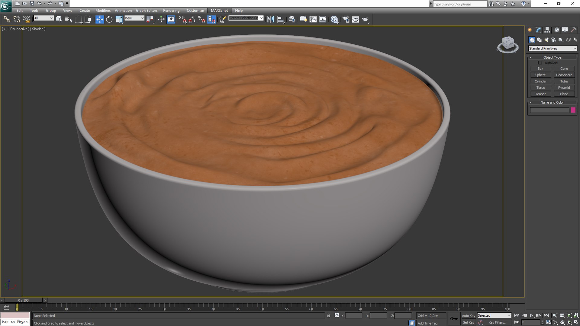 3D peanut butter plate - TurboSquid 1441491