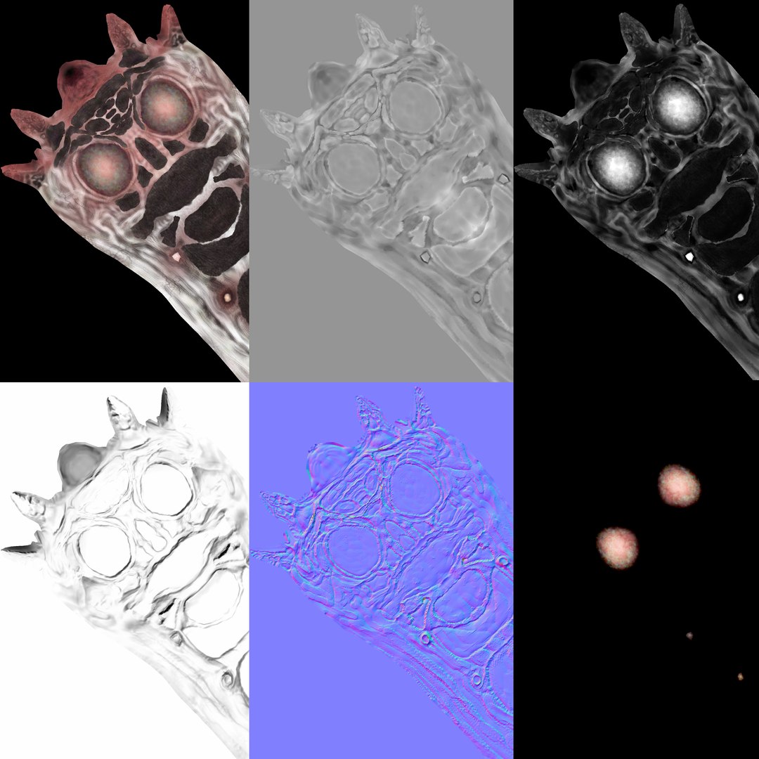 3d model insect alien