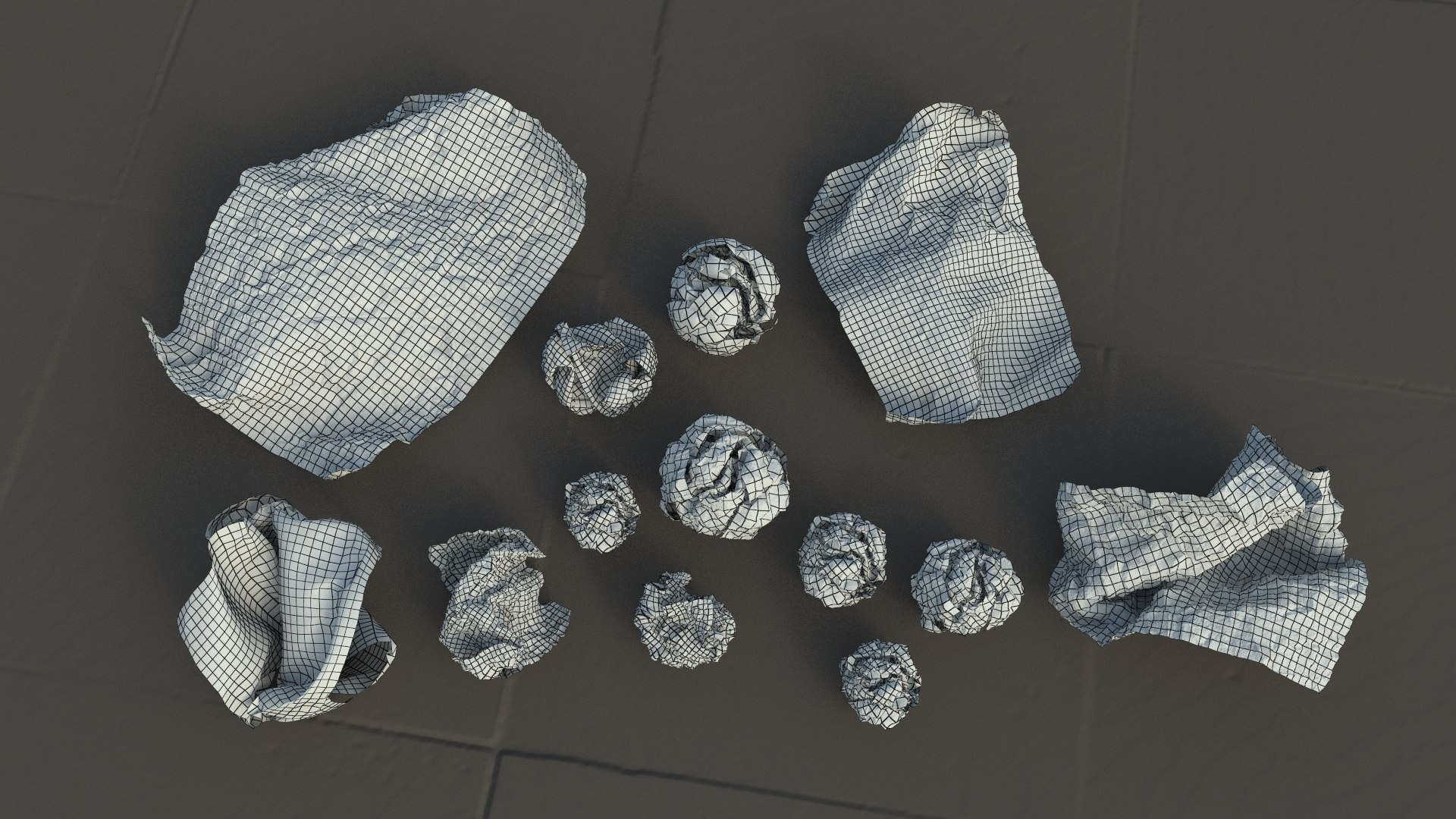 3D Model Paper Crumpled - TurboSquid 1475652