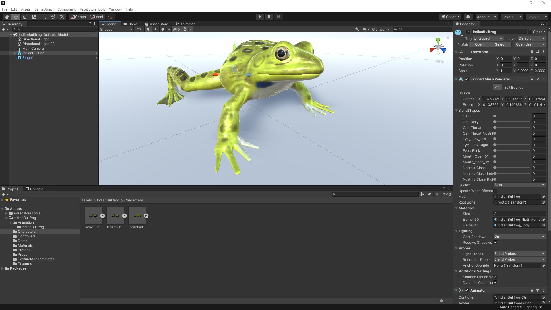 3D Model Indian Bullfrog - Animated - TurboSquid 1767340