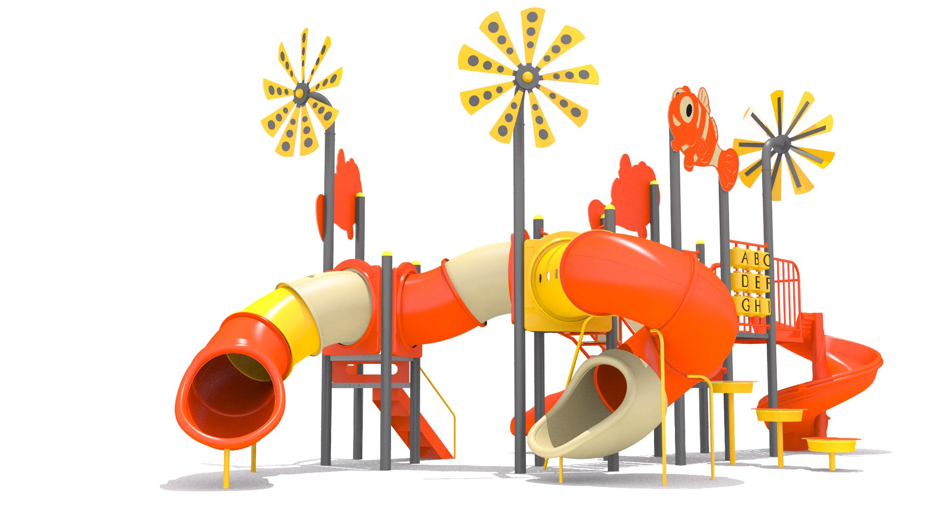 Fish Playground 3D Model - TurboSquid 1778406