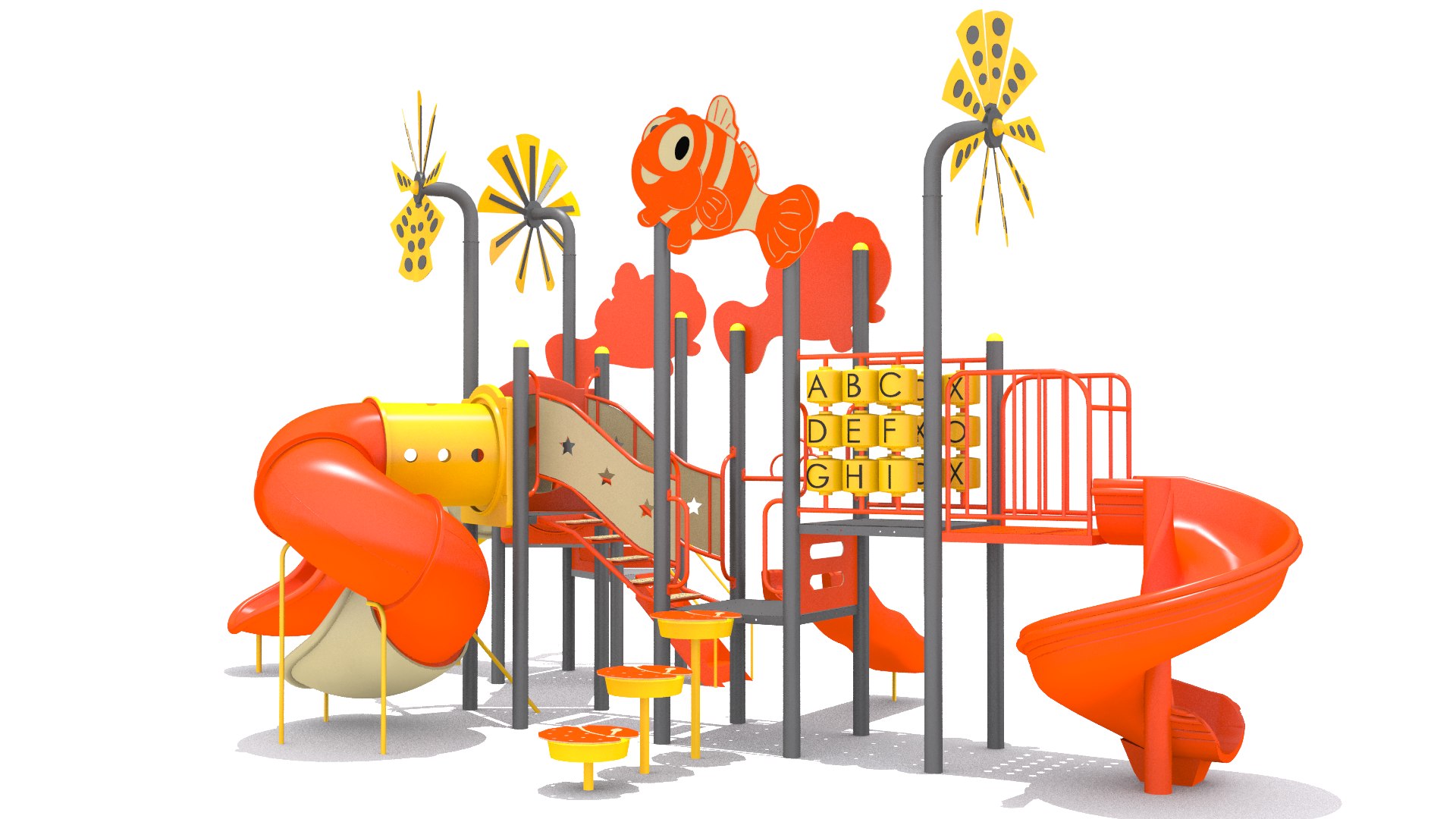 Fish Playground 3D Model - TurboSquid 1778406