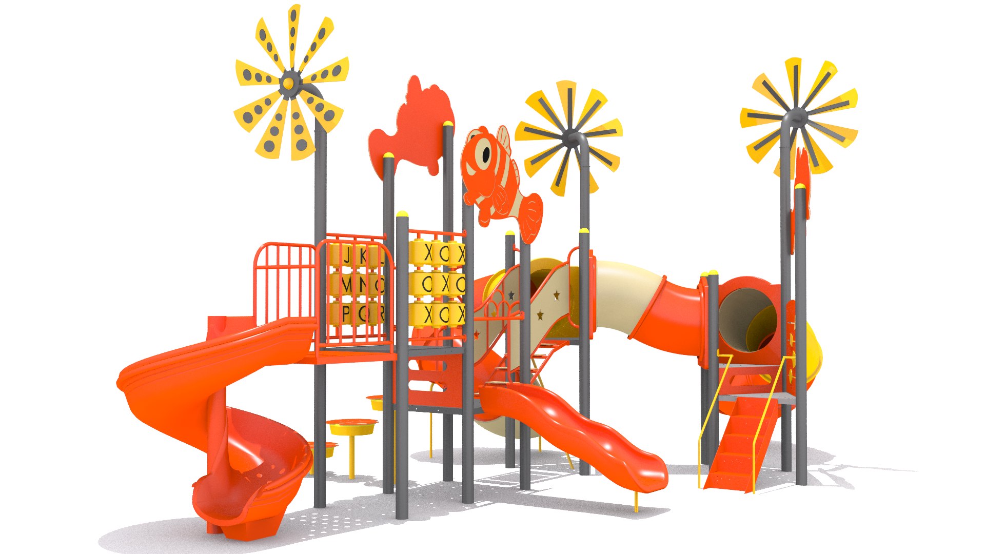 Fish Playground 3D Model - TurboSquid 1778406