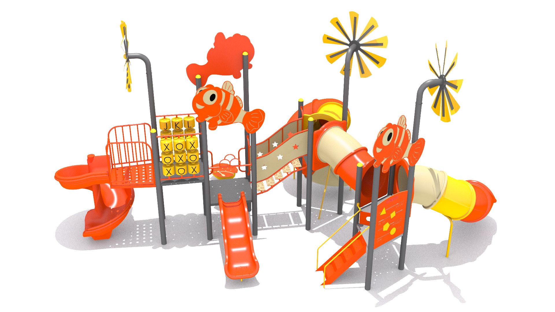 Fish Playground 3D Model - TurboSquid 1778406