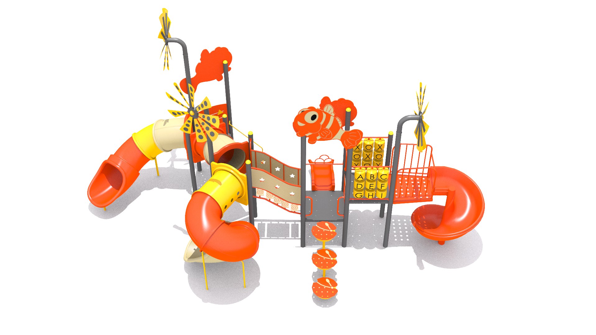 Fish Playground 3D Model - TurboSquid 1778406