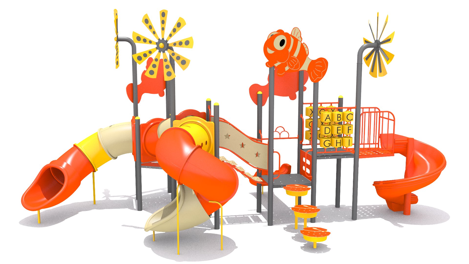 Fish Playground 3D Model - TurboSquid 1778406