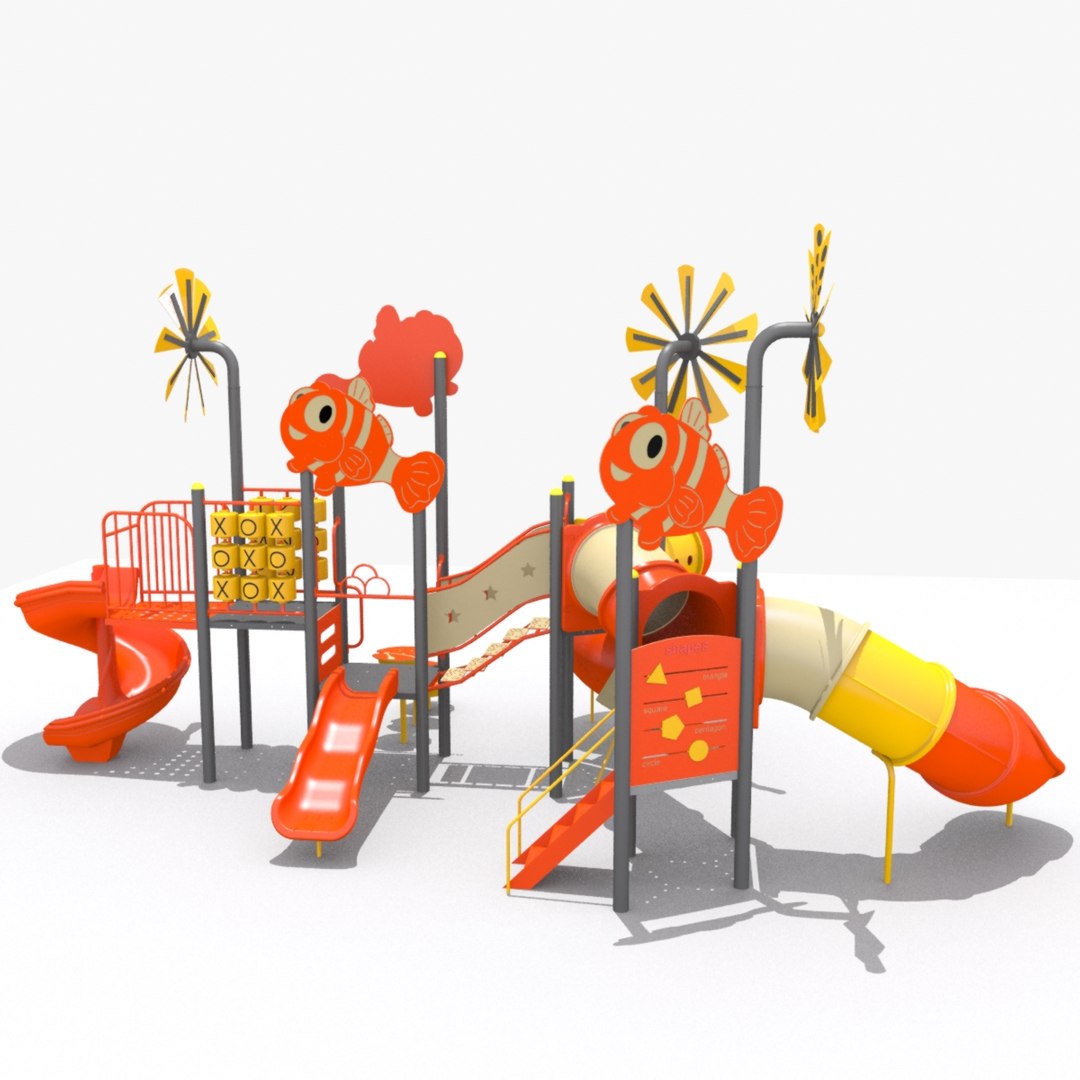 Fish Playground 3D model - TurboSquid 1778406