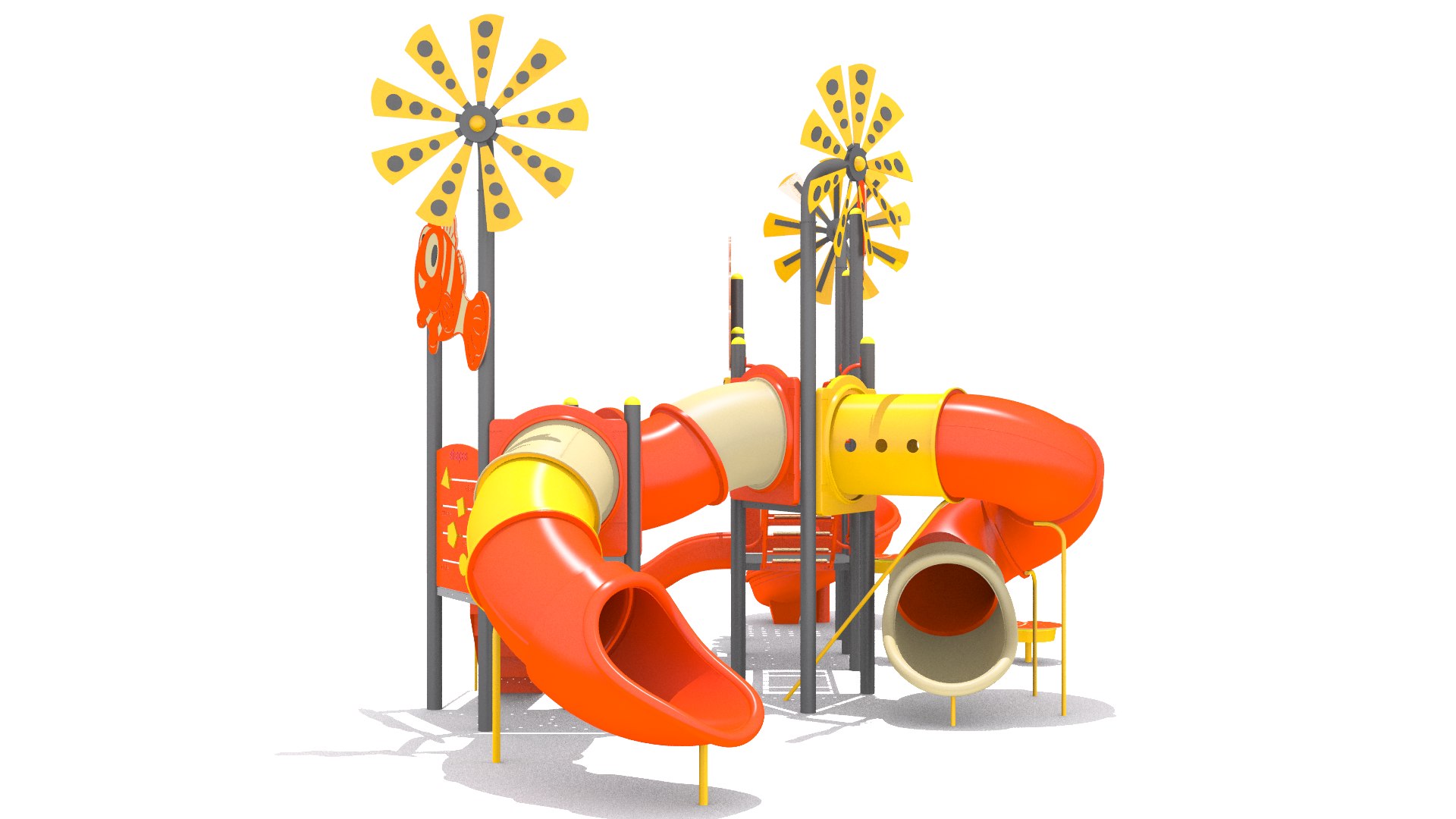 Fish Playground 3D Model - TurboSquid 1778406