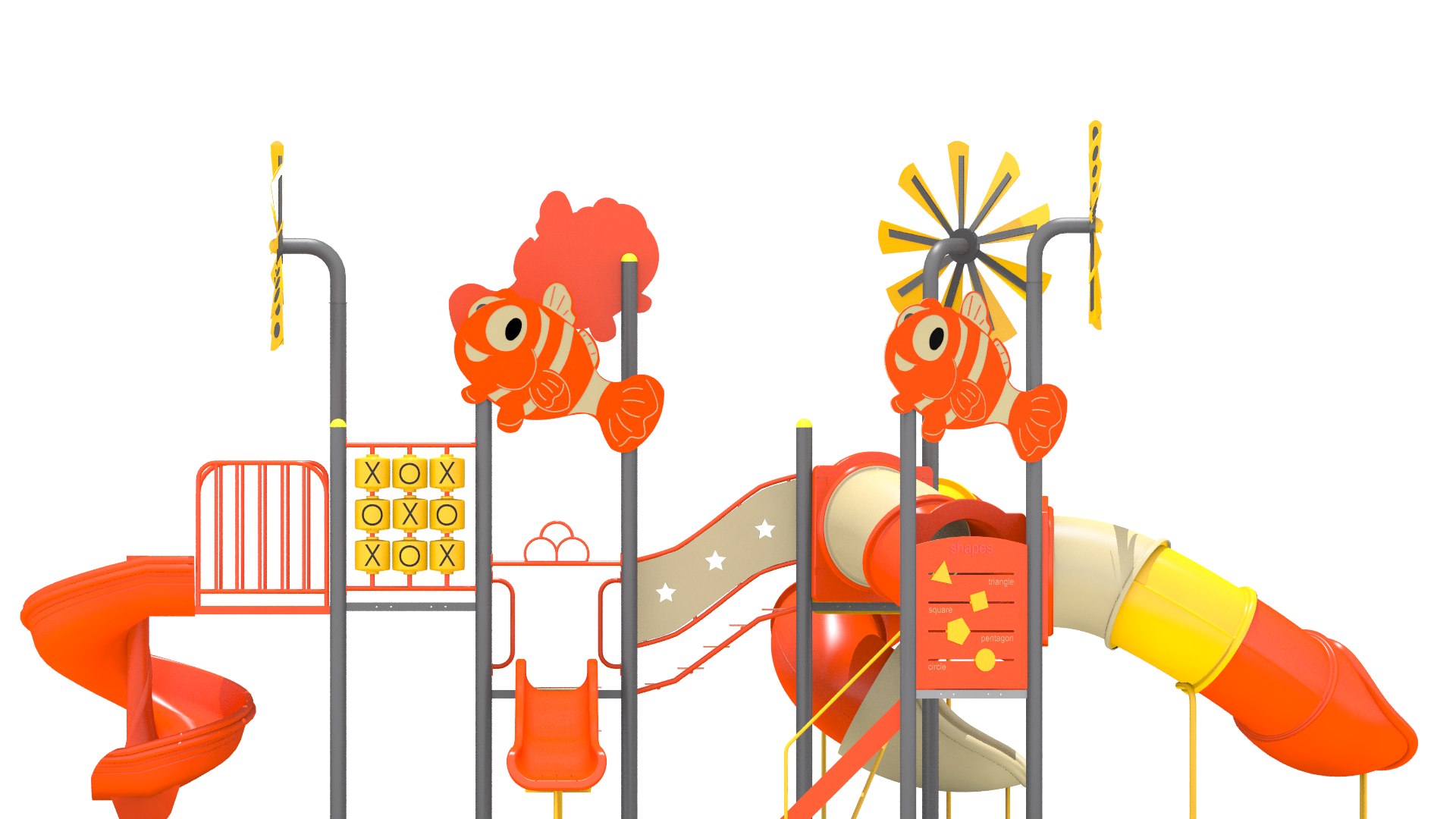 Fish Playground 3D Model - TurboSquid 1778406