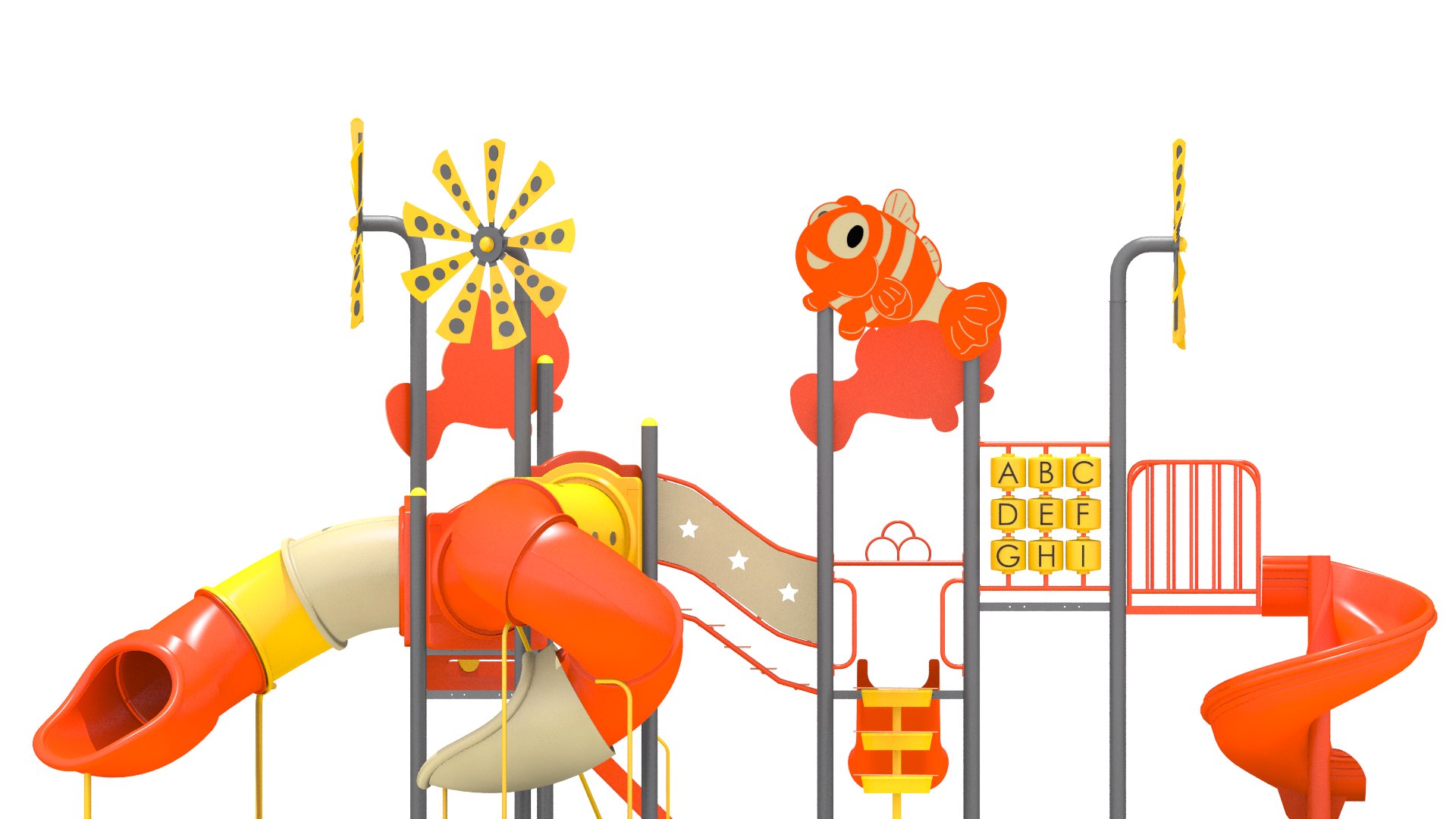 Fish Playground 3D Model - TurboSquid 1778406