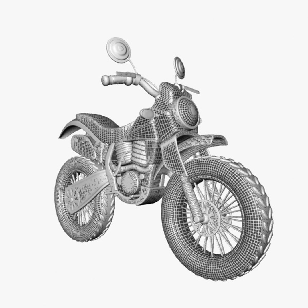 3d model motocross