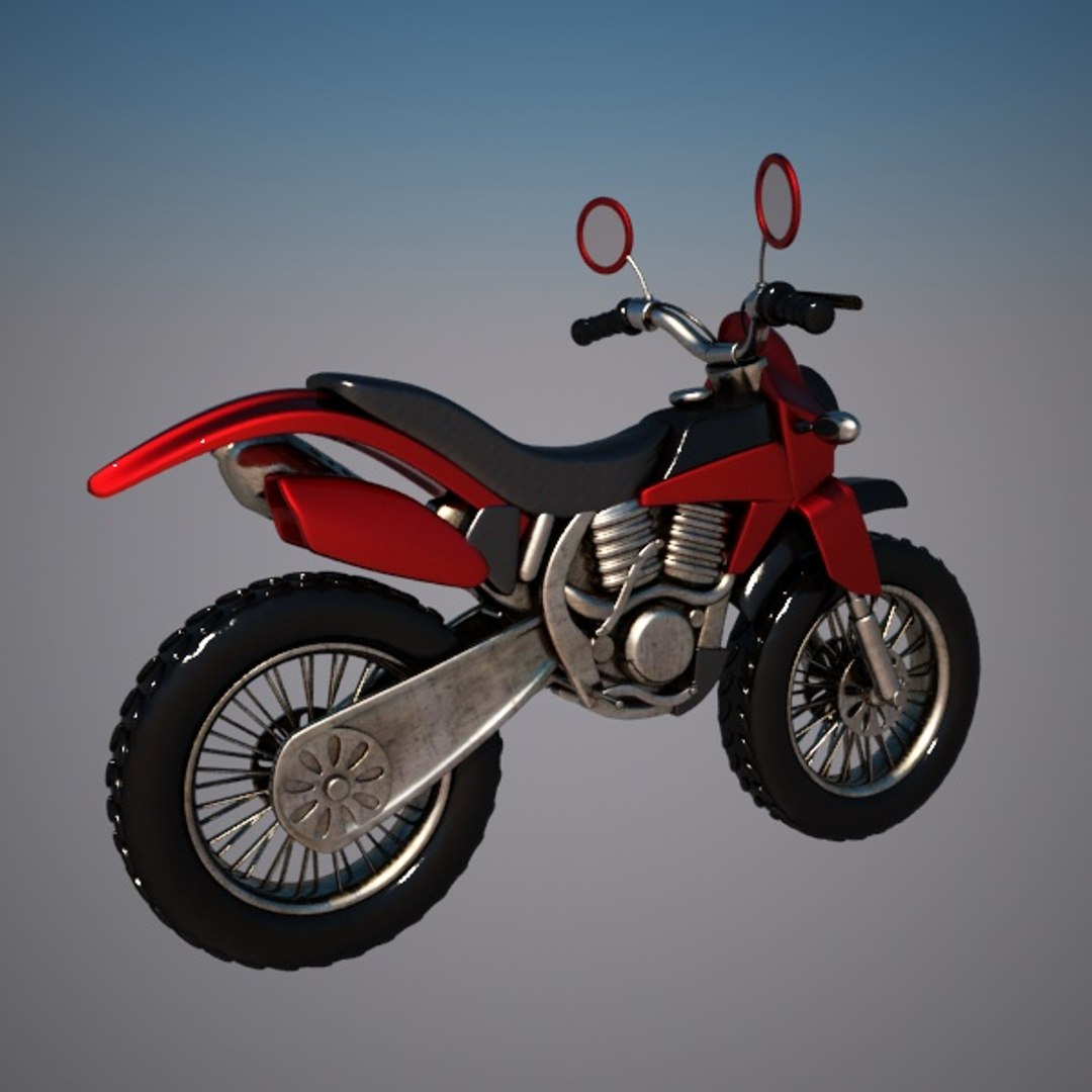 3d model motocross