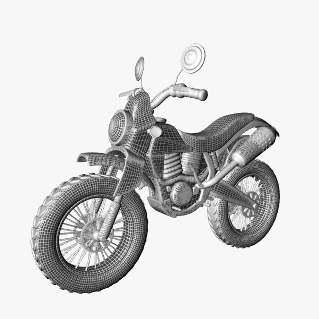3d model motocross